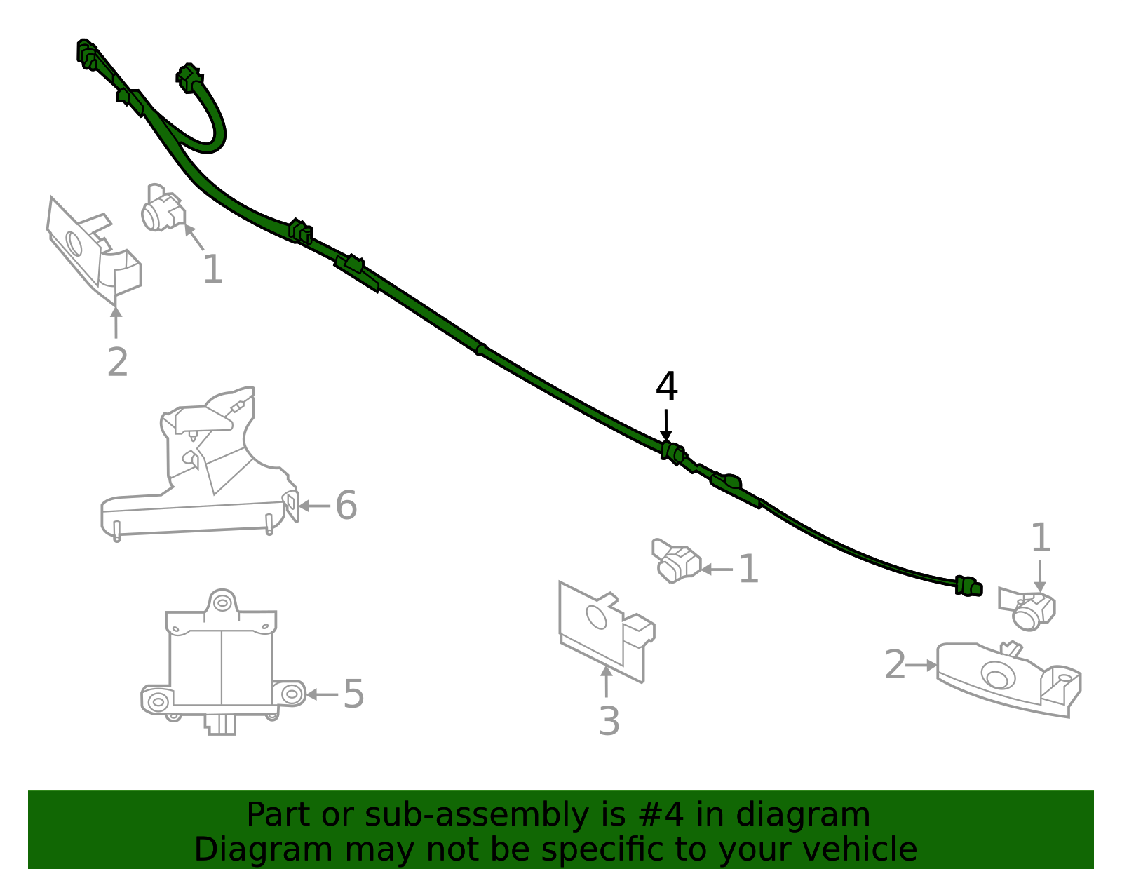 2020-2022 Subaru Legacy Harness 87624AN00A | Subaru Parts Guys