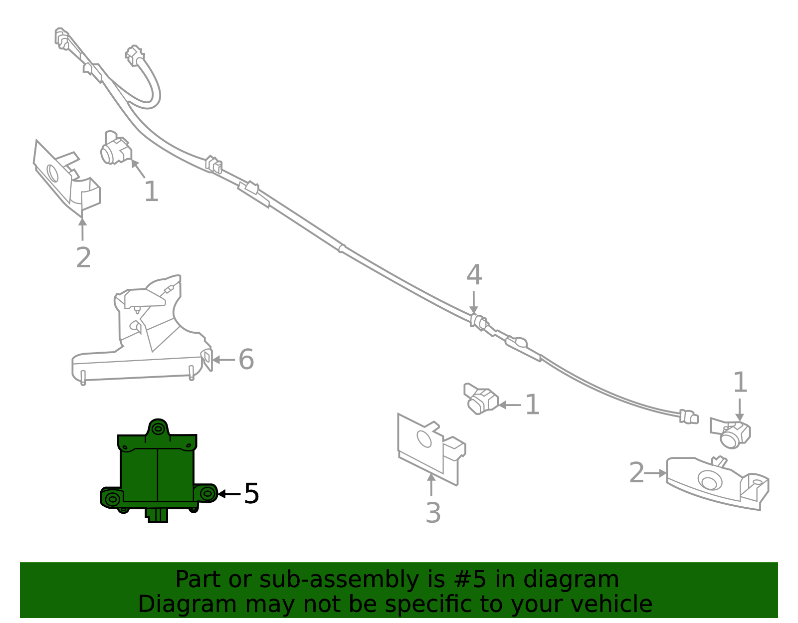 87611XC01A - High-Quality Blind Spot Radar for 2023-2025 Subaru ...