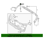 14910-05000 - Door Trim Panel Retainer Nut 2003-2024 Kia | Kia.Parts Store