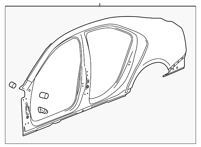 2013-2018 Cadillac ATS Passenger Side Body Side Outer Panel 84307910 ...