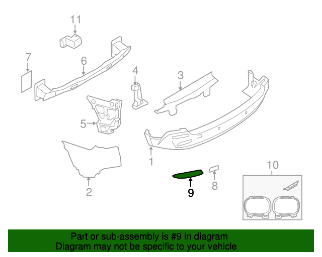 Genuine BMW 63-21-5-A3C-B64 | Reflector | FREE Shipping on Most Orders ...