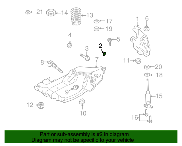 2009-2021 Mopar Upper Control Arm - Driver's Side (LH) 68227901AB ...