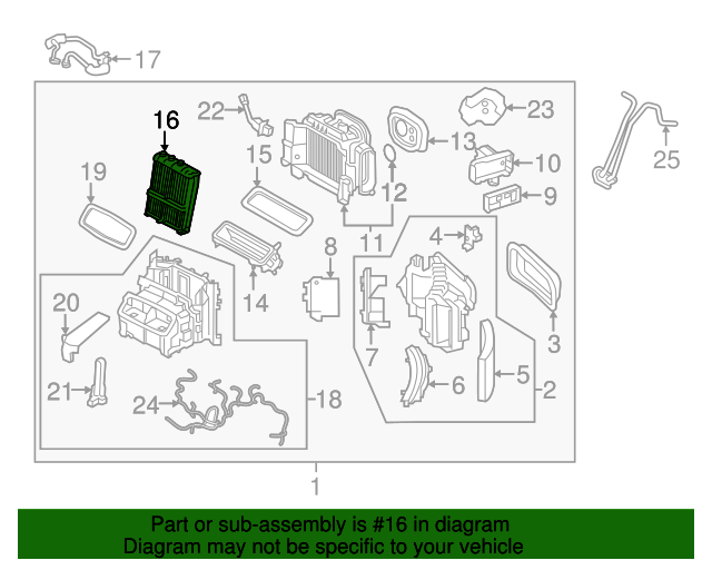 31694082 - Heater Core - 2016-2021 Volvo | Volvo OEM Parts Direct