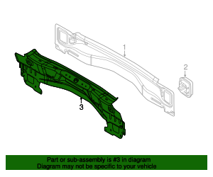 2012-2018 Ford Focus Inner Panel BM5Z-5840320-B | OEM Parts Online