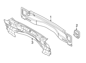 2012-2018 Ford Focus Inner Panel BM5Z-5840320-B | OEM Parts Online