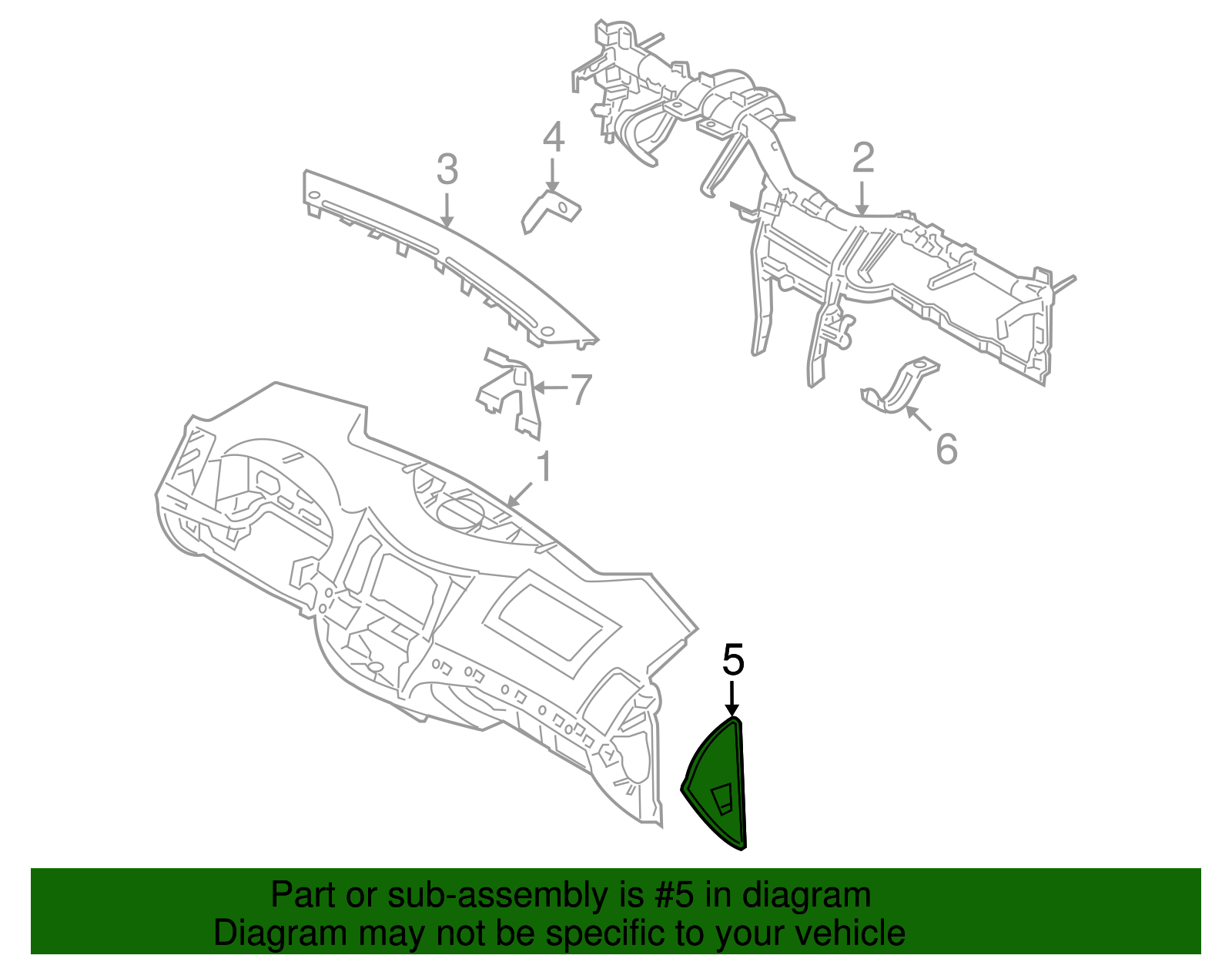 Hyundai - 84765-3J200-WK - Side Cover - 2007-2012 Hyundai Veracruz ...