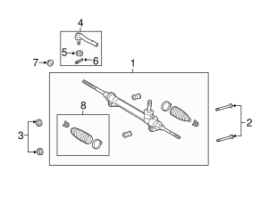 90178-18003 - Outer Tie Rod Adjust Nut 2011-2024 Toyota | Ourisman ...