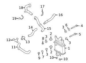 Genuine OEM Inter-Cooler Part# LR062405 Fits 2016-2021 Land Rover: Up ...