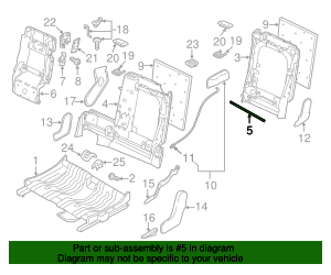 8R0-885-273 - Seat Hinge Pin 2009-2017 Audi | AutoNationParts.com