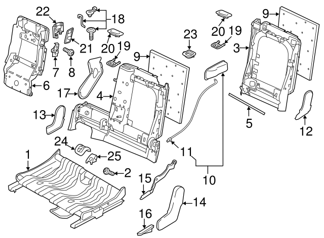 8R0-885-273 - Seat Hinge Pin 2009-2017 Audi | AutoNationParts.com