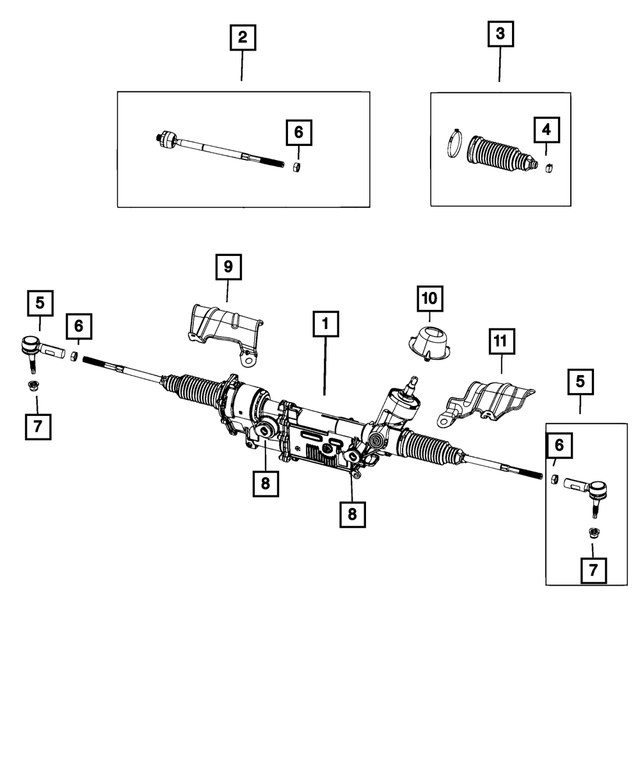 Tie Rod End Lock Nut - 6505623AA | MoparOnlineParts | Mopar Parts