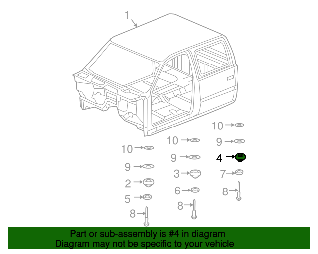 22954779 - OEM GM Mount Cushion | GMPartsCenter.net | GM Parts Center