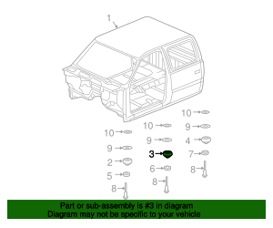 2007-2019 GM Upper Body Mount Cushion 22954780 GM | GMPartsDirect.com