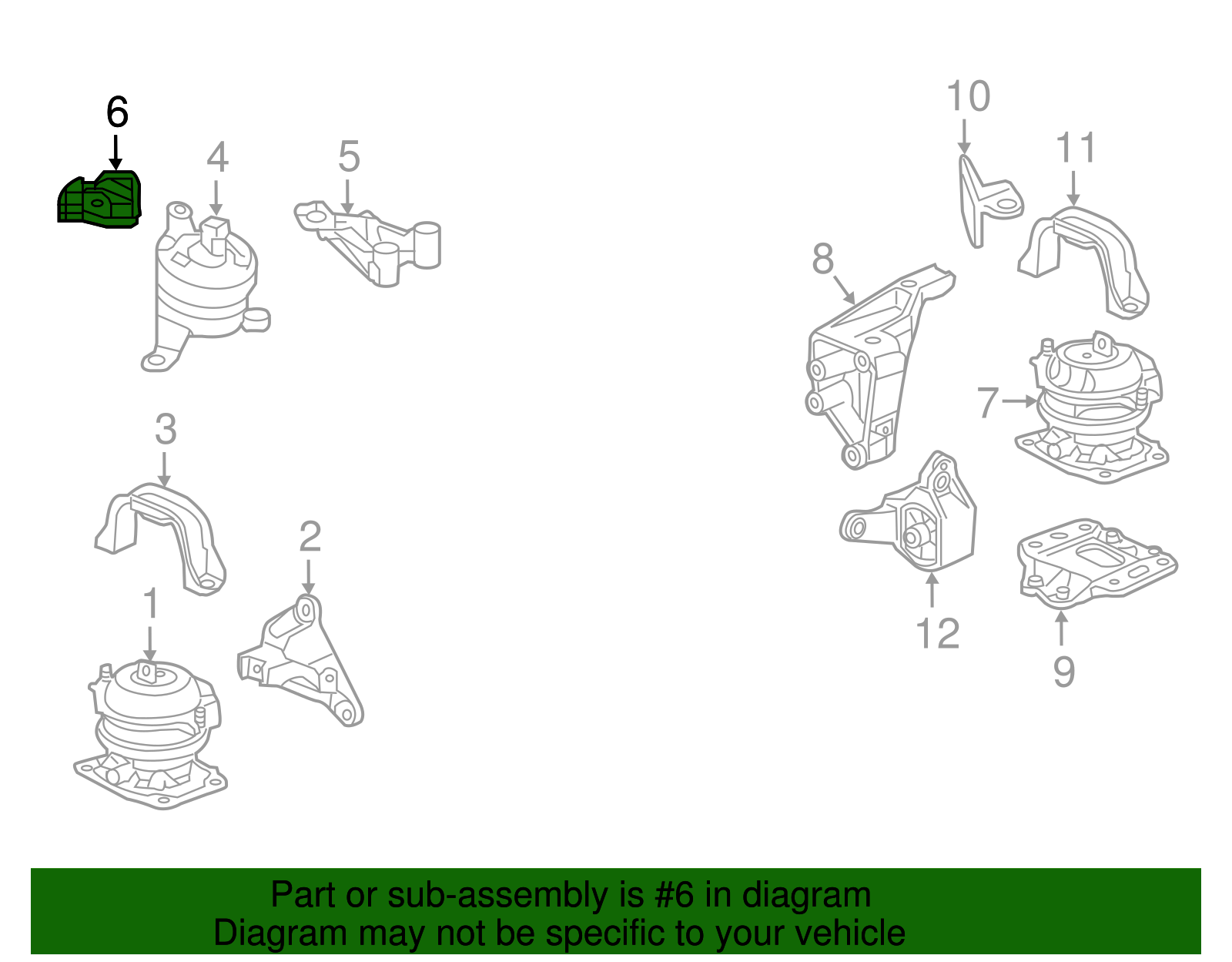 50420-TZ5-A00 - Weight Side Engine Mounting - 2016-2021 Honda | Genuine ...