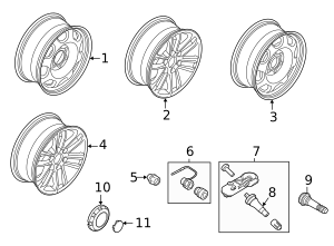 ML3Z-1007-AA - Wheel Assembly 2021-2023 Ford F-150 | Ford Parts Direct