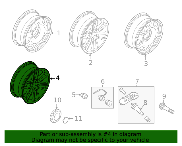 2018-2023 Ford F-150 Wheel Assembly KL3Z-1007-F | OEM Parts Online