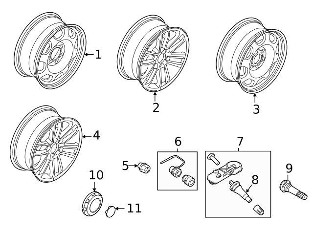 2018-2023 Ford F-150 Wheel Assembly KL3Z-1007-F | OEM Parts Online