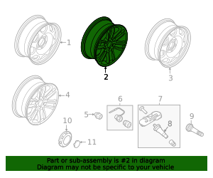2021-2023 Ford F-150 Wheel Assembly ml3z1007aa | TascaParts.com