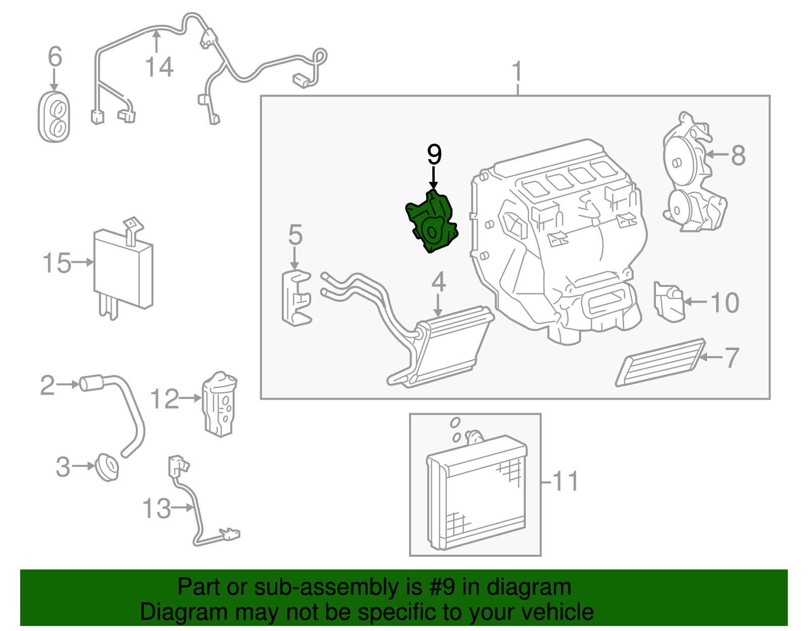 87106-07120 - HVAC Blend Door Actuator 2005-2018 Toyota | Longo Toyota ...