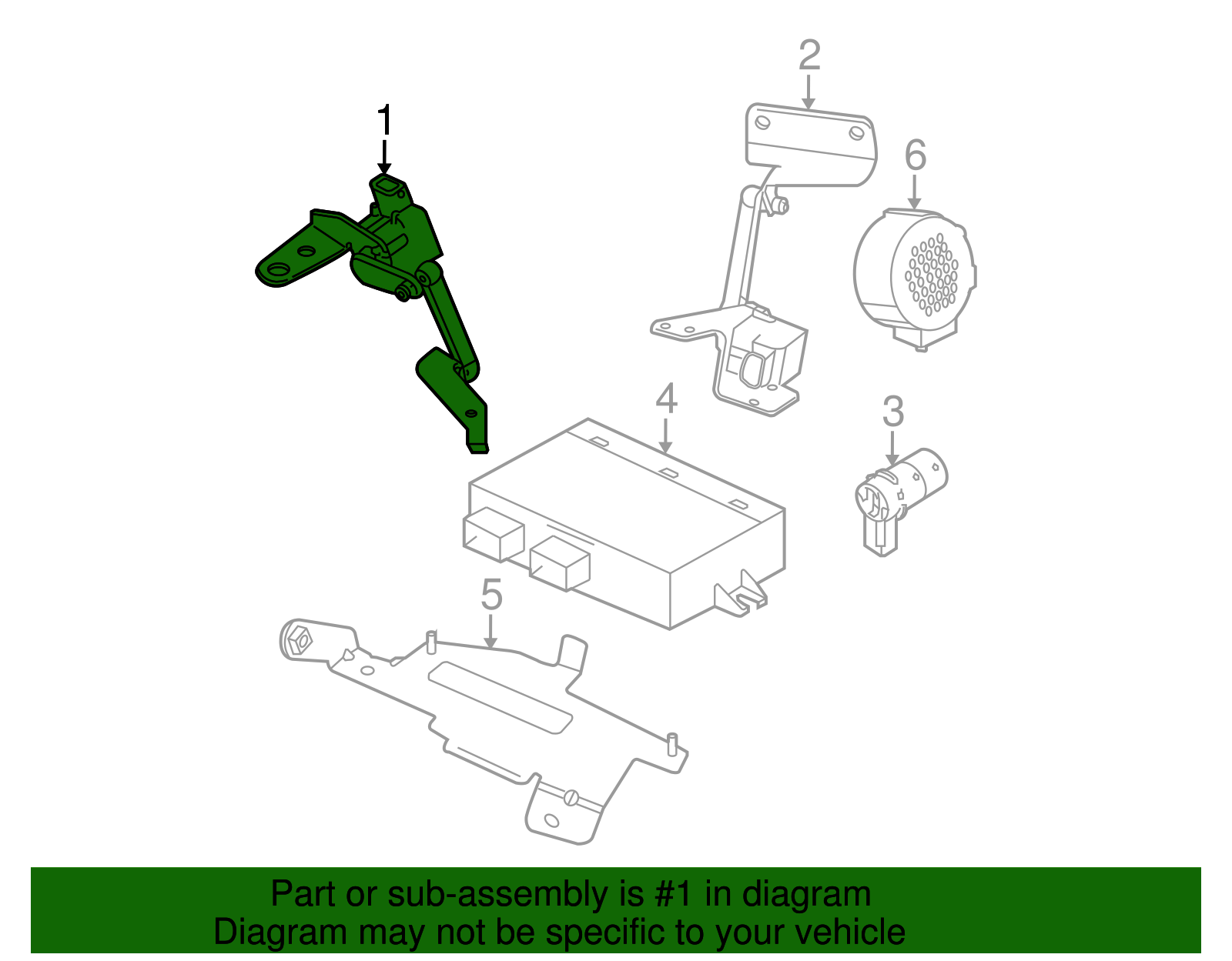 2002-2008 Mini Cooper Headlight Level Sensor 37-14-6-784-698 | BMW Mini ...