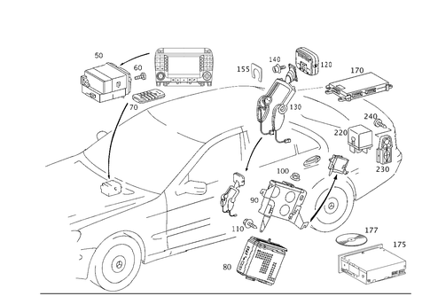 Control Display System "COMAND® for 2006 Mercedes-Benz S 430 | Mercedes ...