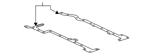Genuine OEM Ford Part - Oil Pan Gasket BK3Z-6710-A | Genuine OEM Ford ...