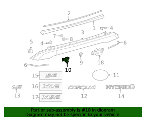 2020-2022 Toyota Corolla Camera 86790-02190 | Toyota Parts Center