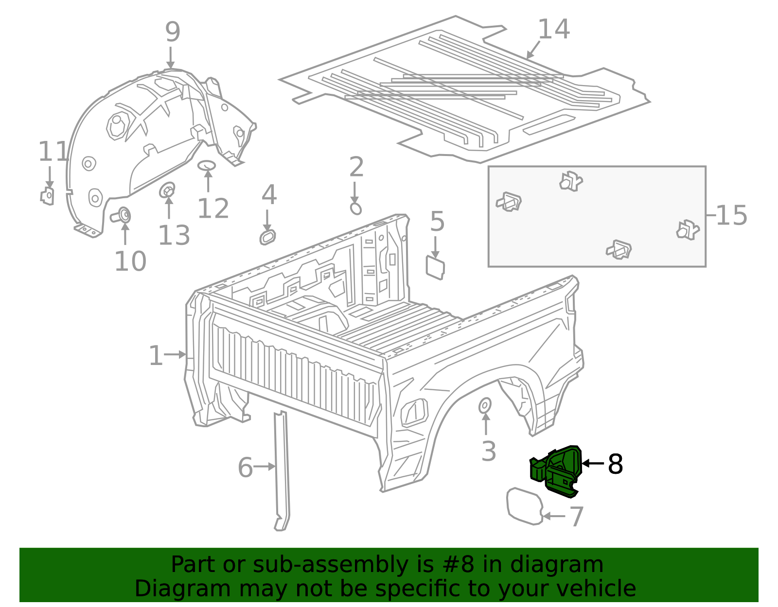 84767895 - Fuel Tank Filler Pipe Housing 2019-2025 GMC | GMPartsNow