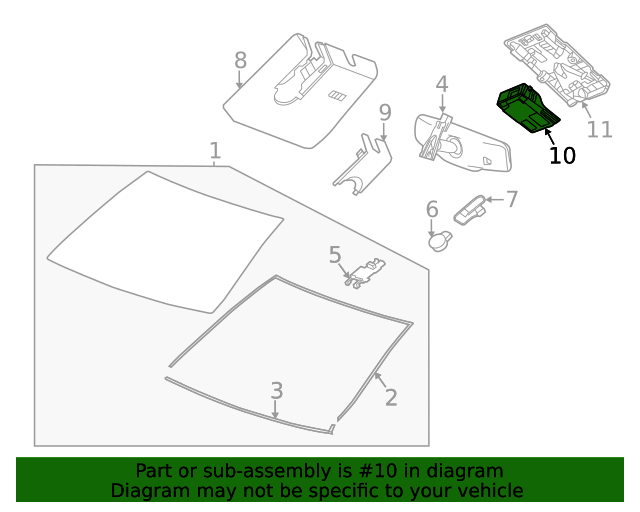 2020-2024 Cadillac Front View Camera 84946684 GM | GMPartsDirect.com