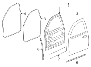 20964208 - OEM GM Front W'strip | GMPartsCenter.net | GM Parts Center