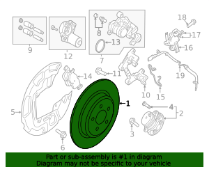 2019-2024 Ford Rotor F2GZ-2C026-AB | OEM Parts Online