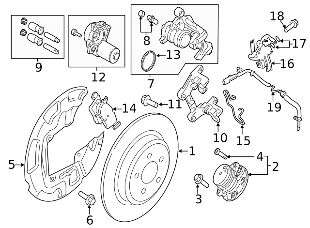 2019-2024 Ford Rotor F2GZ-2C026-AB | OEM Parts Online