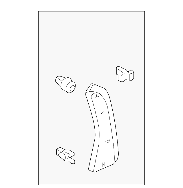 2008-2020 Toyota Sequoia Frame Trim 67673-0C030-C0 | Toyota Parts Center
