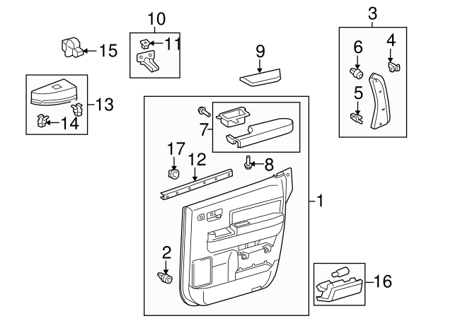 2008-2020 Toyota Sequoia Frame Trim 67673-0C030-C0 | Toyota Parts Center