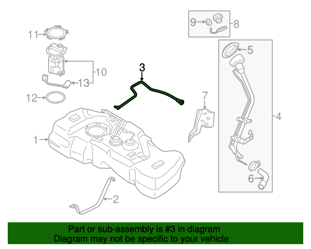 17321-1KM0A - Breather - 2011-2017 Nissan Juke | Nissan OEM Parts Direct