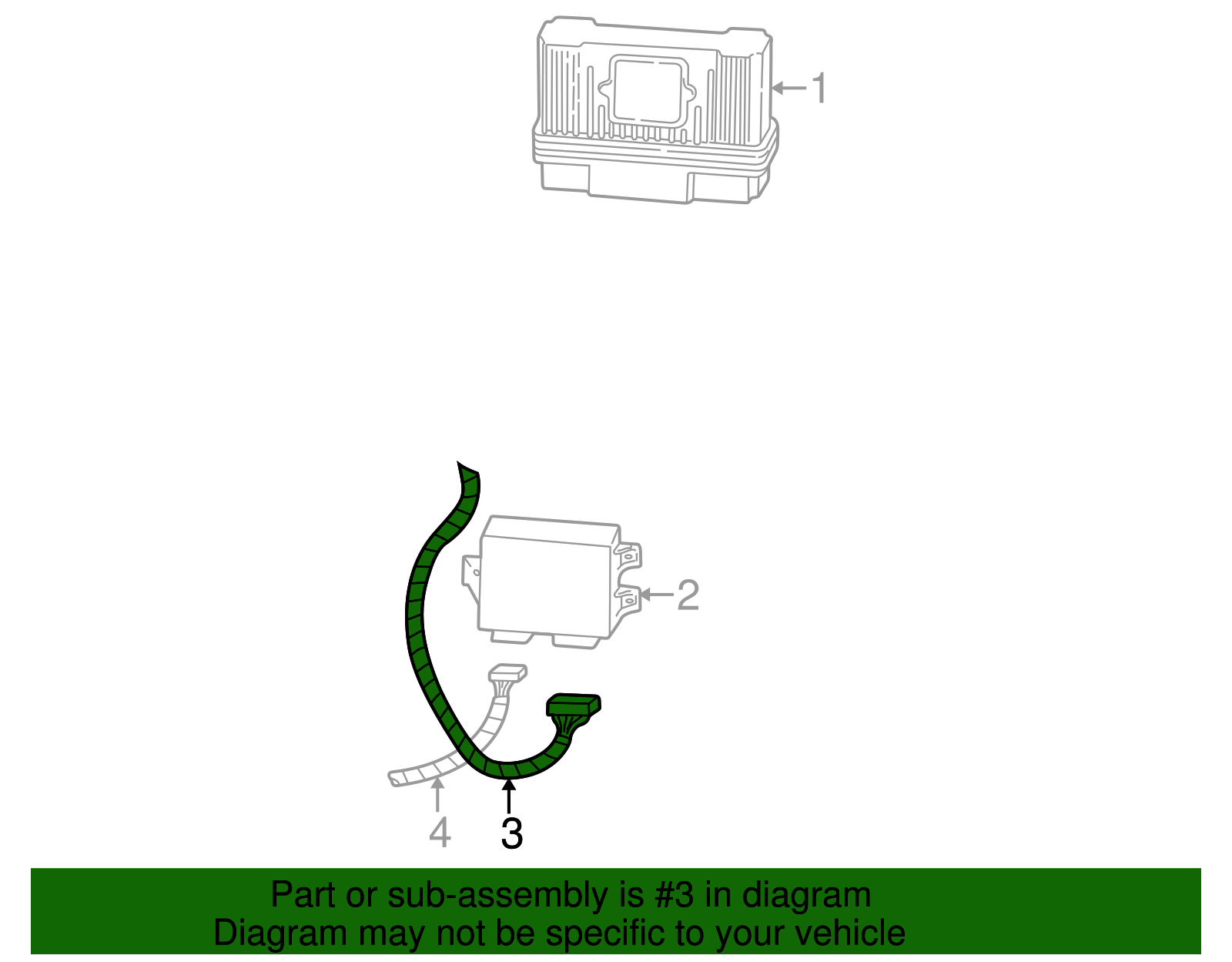1997-2004 Chevrolet Corvette Multi-Purpose Connector 88987977 GM ...