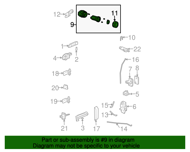 15785083 Cylinder - New OEM Part From GM Parts Direct | GM Parts Store