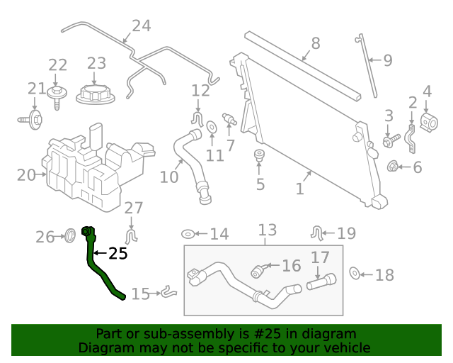Tube Assembly HC3Z-8C472-B | QuirkParts