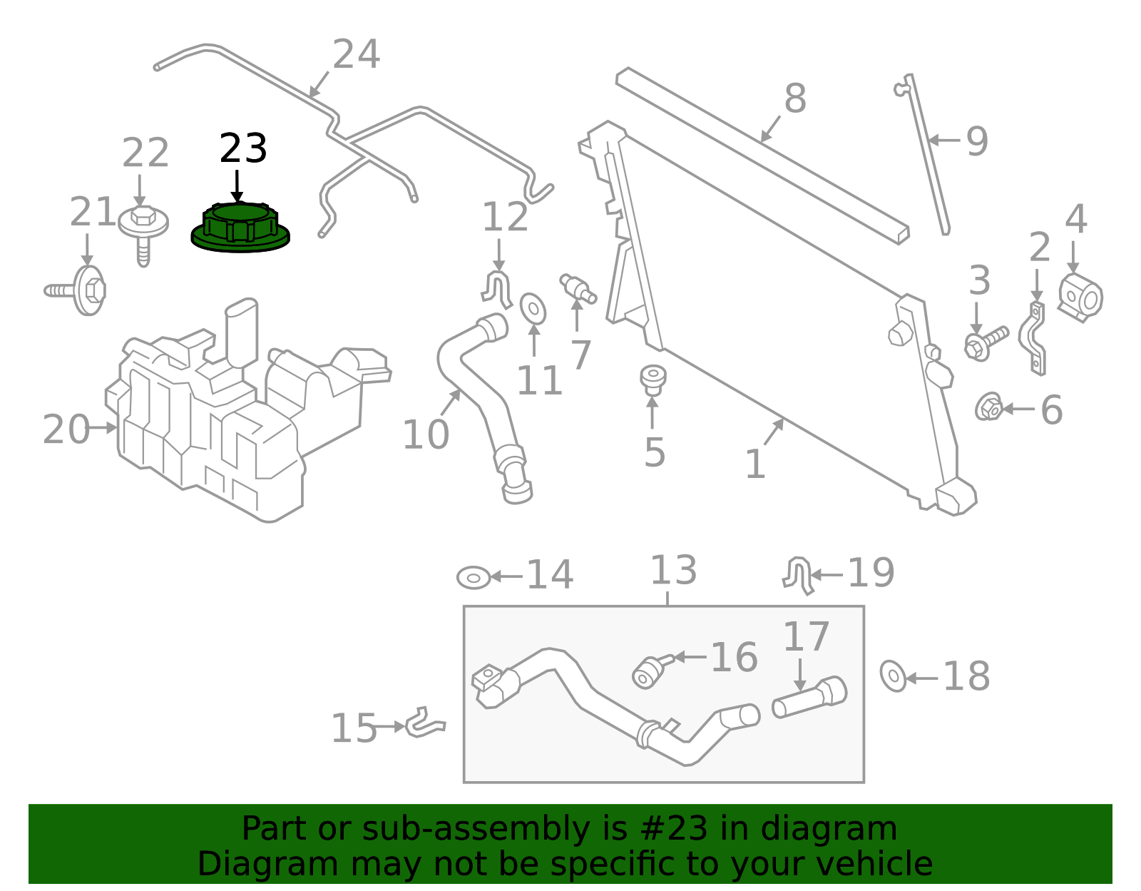 HC3Z-8100-B - Cap 2015-2019 Ford | Big 3 Auto Parts