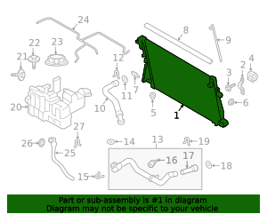 2017-2020 Ford OEM NEW Ford Radiator Assembly HC3Z-8005-B HC3Z-8005-J ...