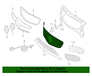 218-885-07-00 - Upper Grille 2015-2018 Mercedes-Benz | Mercedes-Benz ...