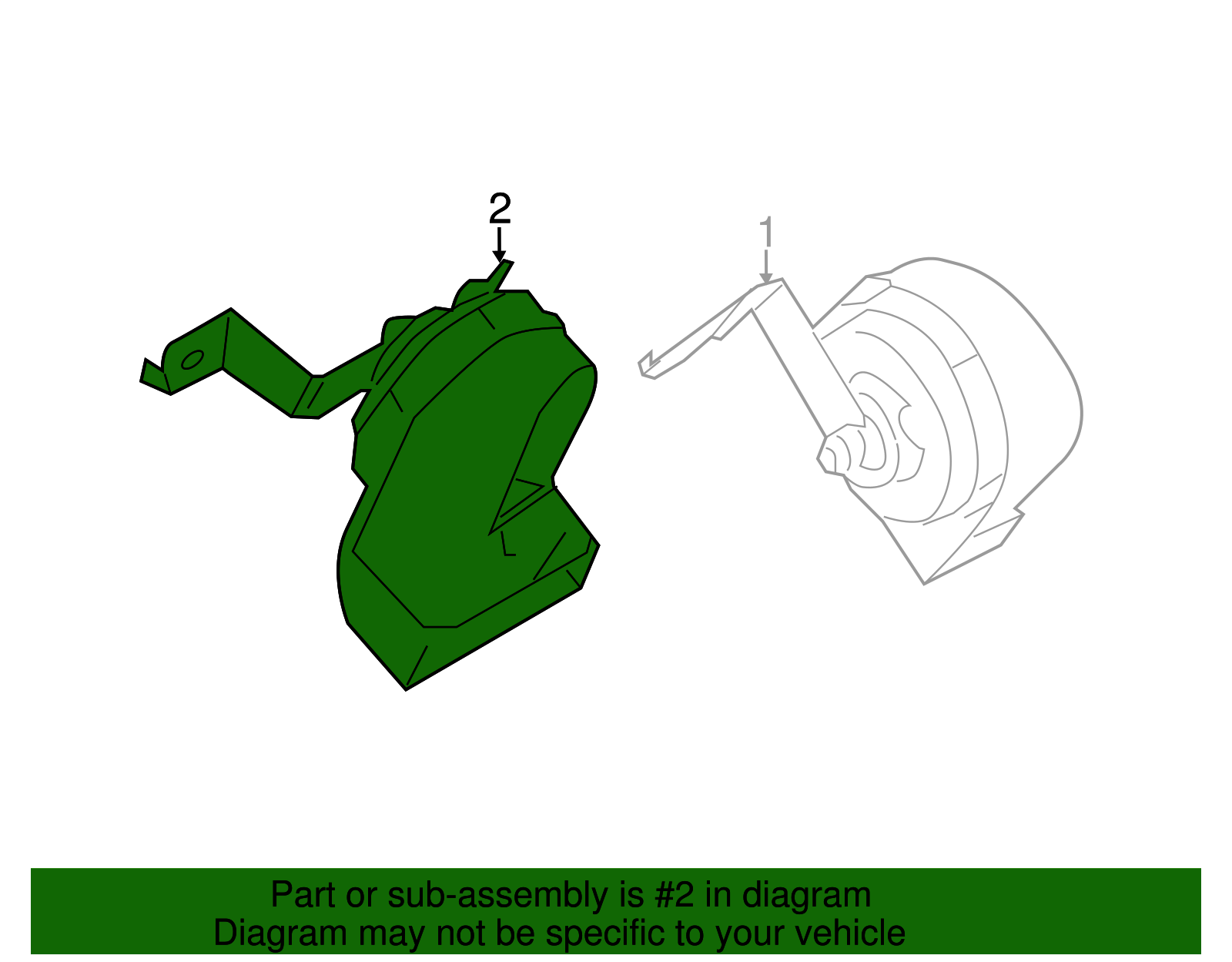 2013-2021 Nissan High Note Horn 25610-3TA1A | Boro Nissan Parts