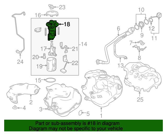 2016-2019 Toyota Fuel Filter 77024-47070 | Toyota Parts Center