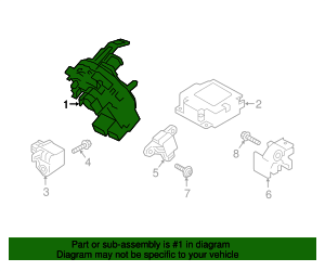 Genuine Clock Spring for 2017-2020 Hyundai Elantra | Part# 93490-F2225 ...