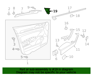 2019-2023 Volkswagen Arteon Corner Trim 3G8-837-974-82V | QuirkParts