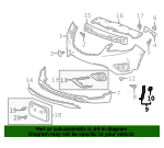 2016-2020 Buick Envision Passenger Side Front Bumper Fascia Lower ...