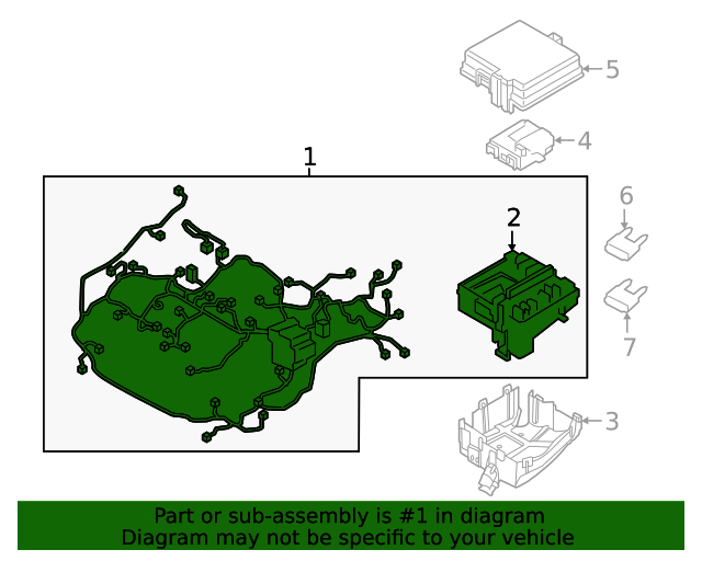 91200-CW311 - Engine Harness - 2022-2023 Hyundai Tucson | OEM Hyundai ...