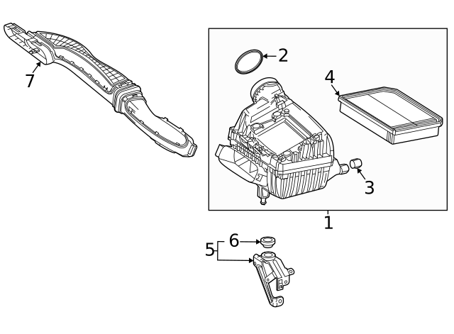 Genuine OEM Air Inlet Duct | 260-090-20-00 | Fits Select 2020-2024 ...