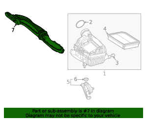 2020-2023 Mercedes-Benz Air Inlet Duct 260-090-20-00 | MB OEM Parts