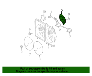 2010-2013 Toyota Highlander Insulator 16366-36010 | OEM Parts Online
